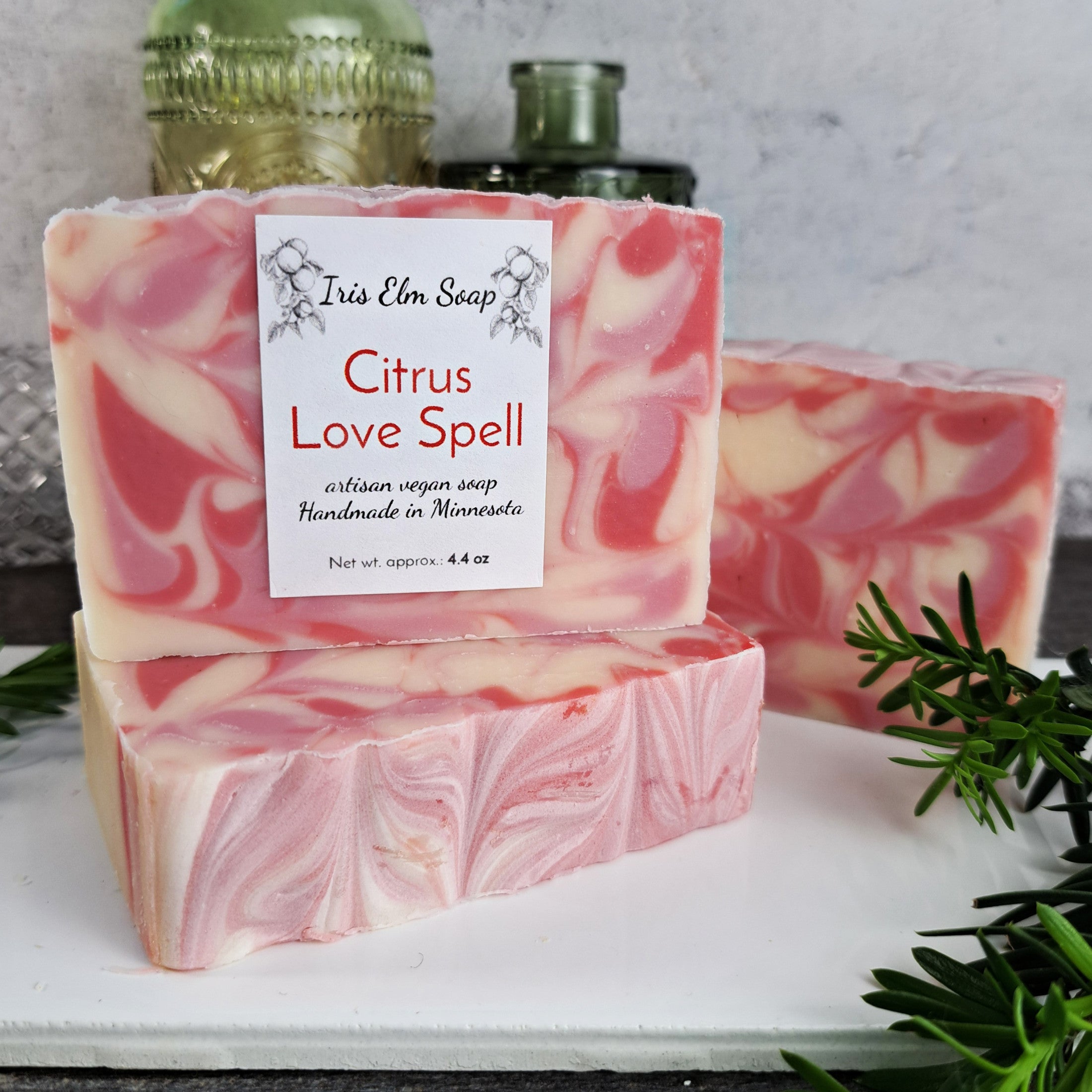 Citrus Love Spell Handmade Soap – Iris Elm Jewelry & Soap
